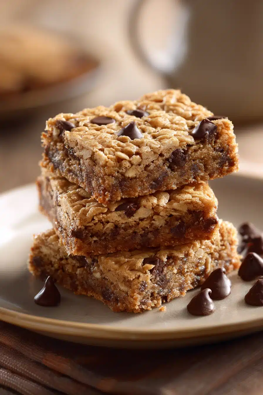 When Afternoon Cravings Hit: Chocolate Chip Oatmeal Cookie Bar to the ...